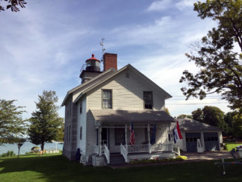 Climbing the Sodus Bay Lighthouse - Sodus Point, NY - Exploring Upstate