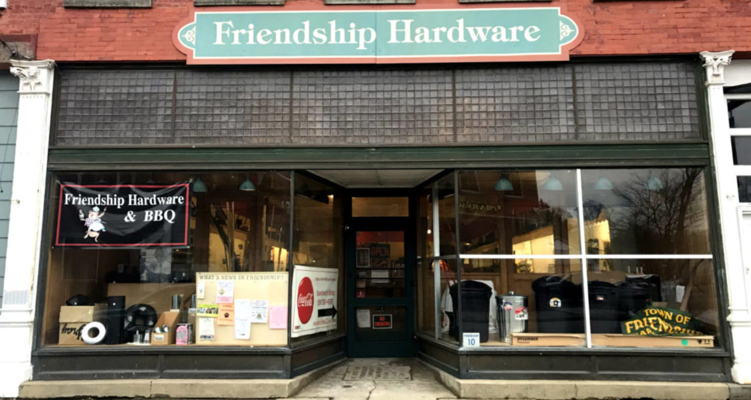 Eating BBQ in a Hardware Store - Friendship, New York