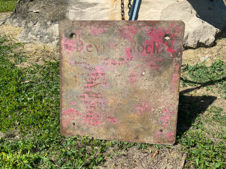 The Devil's Rock Is Near Batavia - Exploring Upstate